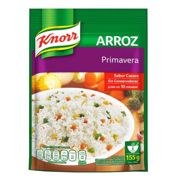 Arroz instantáneo Knorr primavera 155 g | Envío gratis a domicilio